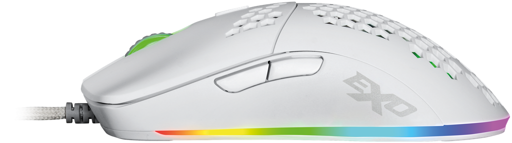 EXE RIFTER ULTRALIGHT RGB GAMING MOUSE WHITE – Nordic Game Supply