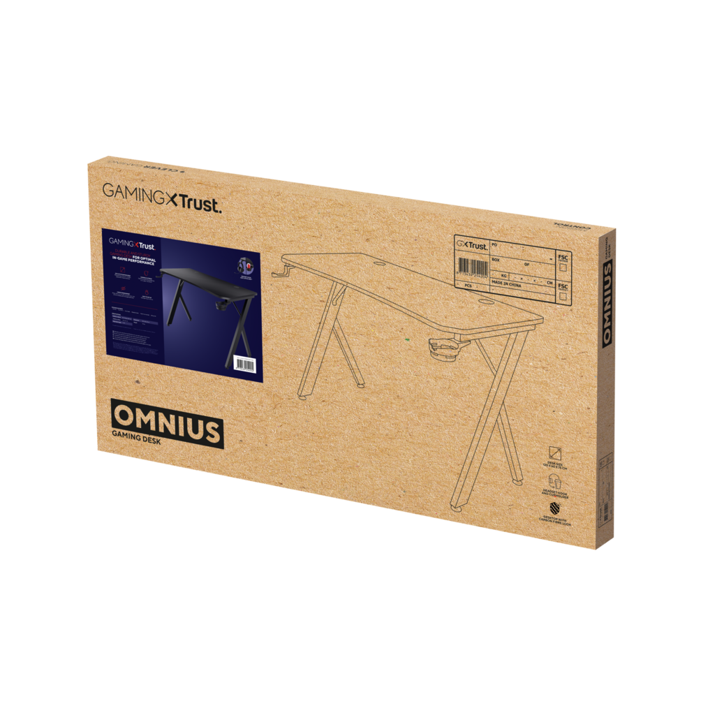 TRUST GXT700 OMNIUS GAMING DESK – Nordic Game Supply