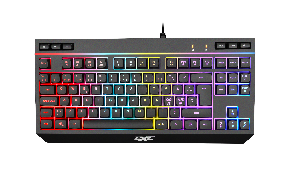 EXE ROVER TENKEYLESS KEYBOARD RGB – Nordic Game Supply