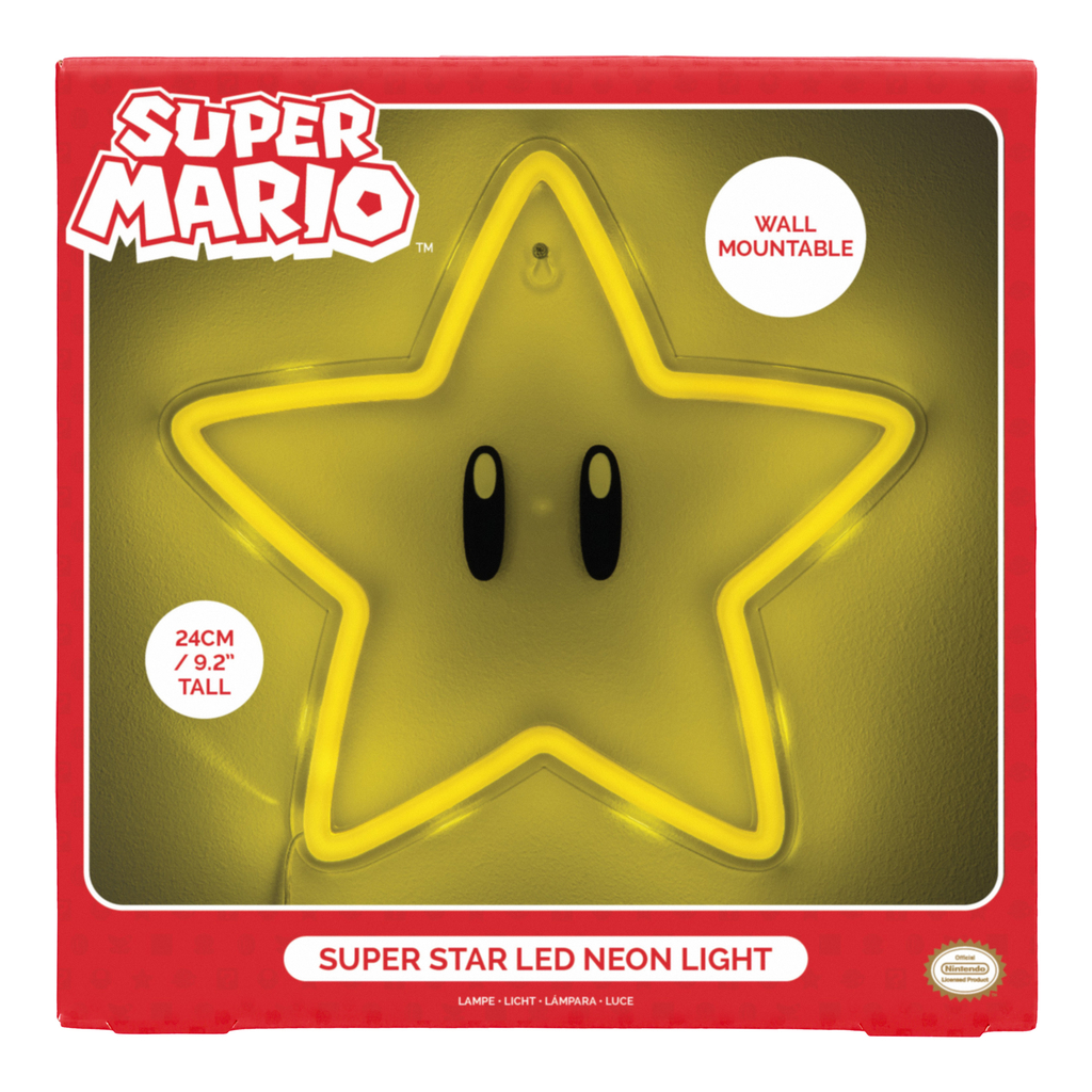 SUPER STAR WALL MOUNTABLE LED NEON LIGHT – Nordic Game Supply