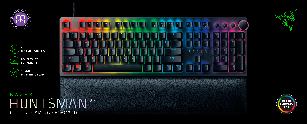 RAZER HUNTSMAN V2 (PURPLE SWITCH) - NORDIC LAYOUT – Nordic Game Supply