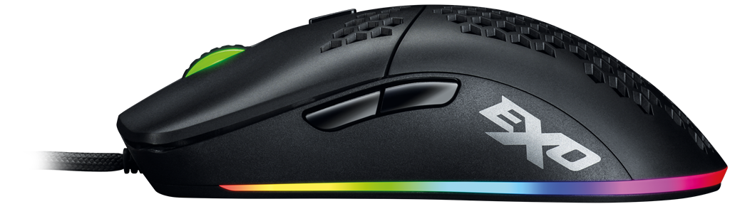 EXE RIFTER ULTRALIGHT RGB GAMING MOUSE BLACK – Nordic Game Supply