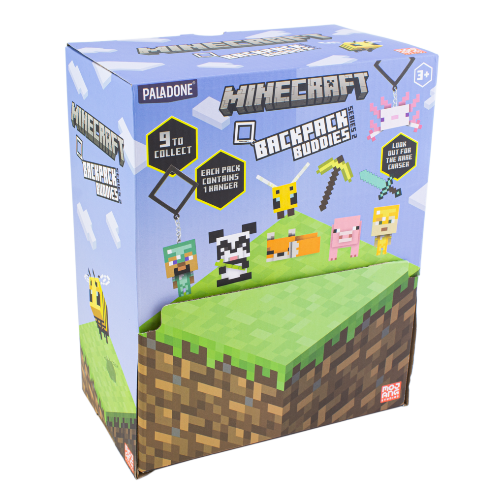 MINECRAFT BACKPACK BUDDIES SERIES 2 CDU 24PCS – Nordic Game Supply